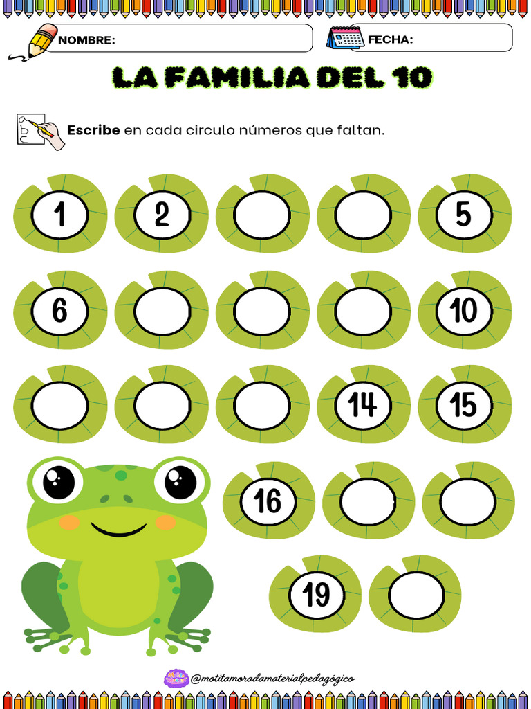 La Familia del 10 para Niños | PDF