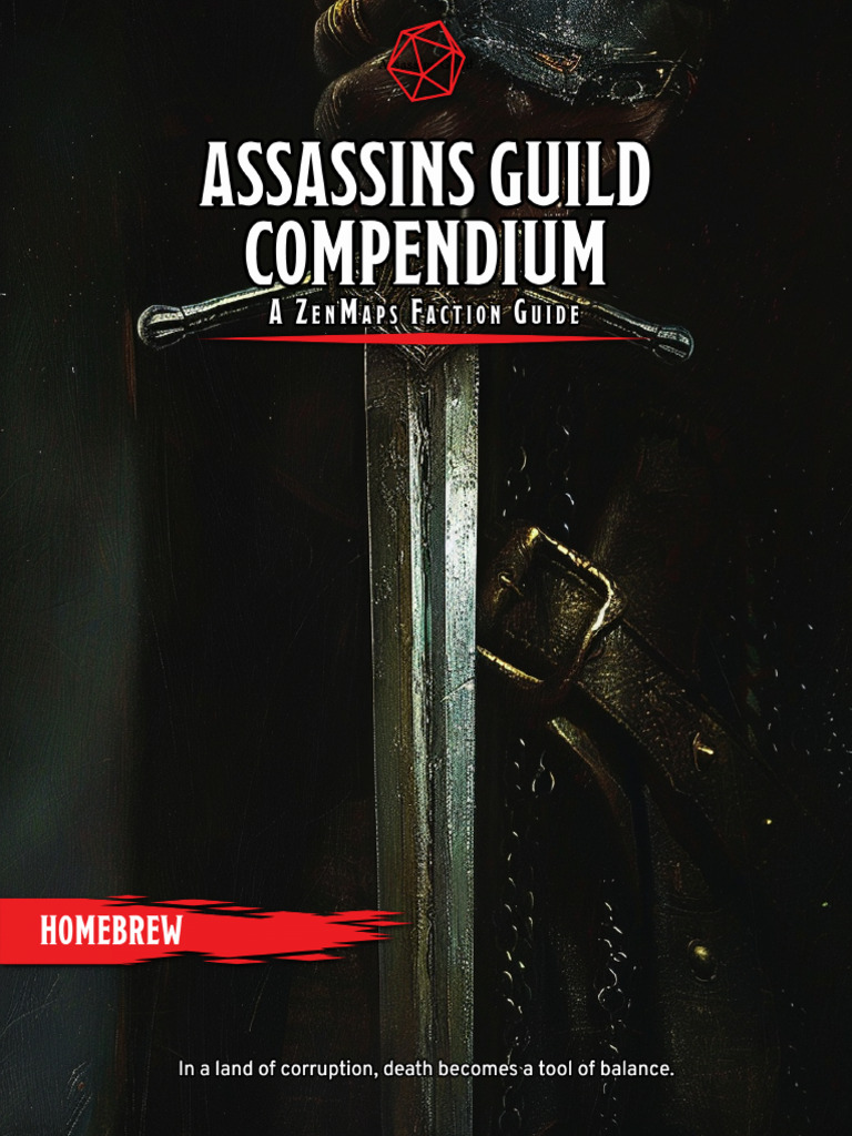 Assassins Guild: A DM's Guide | PDF | Guild | Assassination