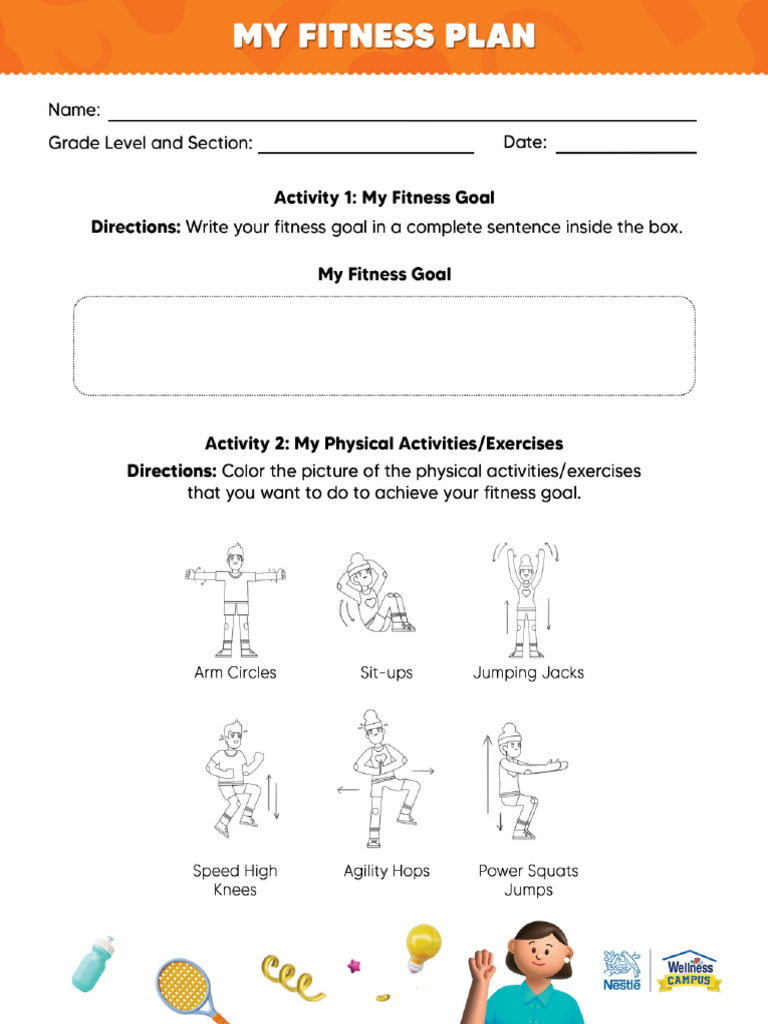 NWC Worksheet - Grade 5 | PDF