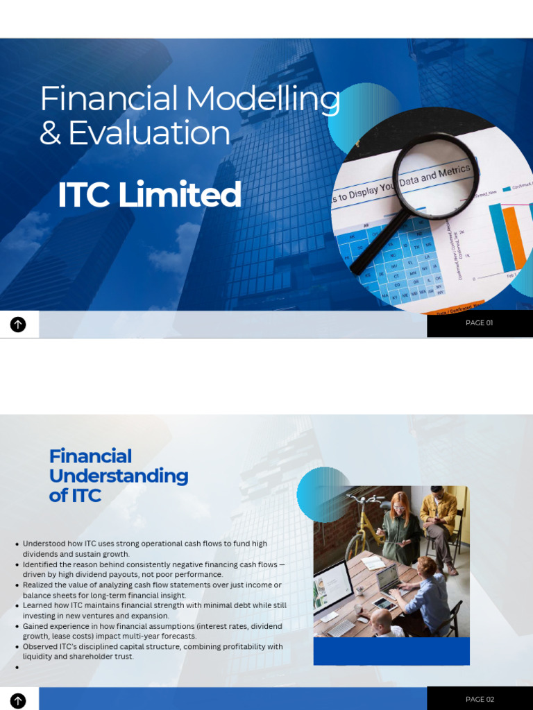 ITC Financial Modelling Insights & Forecasts | PDF | Discounted Cash ...