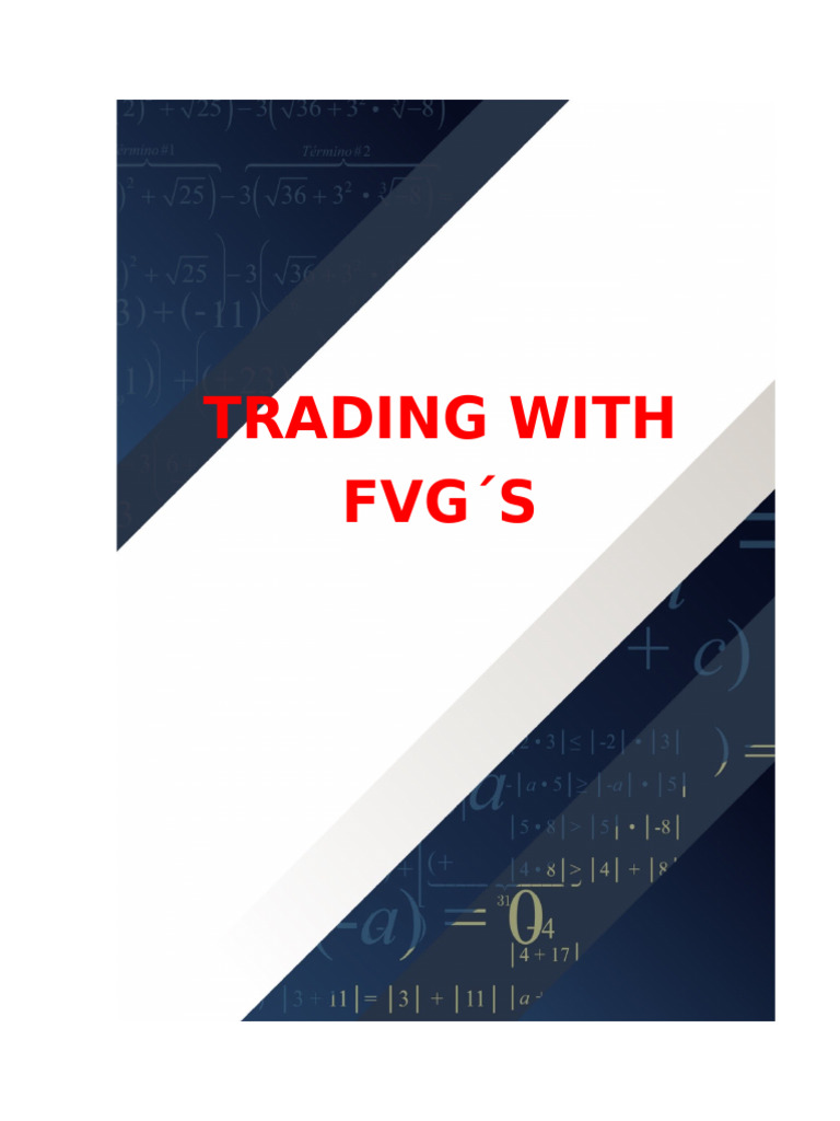 Trading With FVG S Part 1 | PDF | Market Trend | Market Liquidity