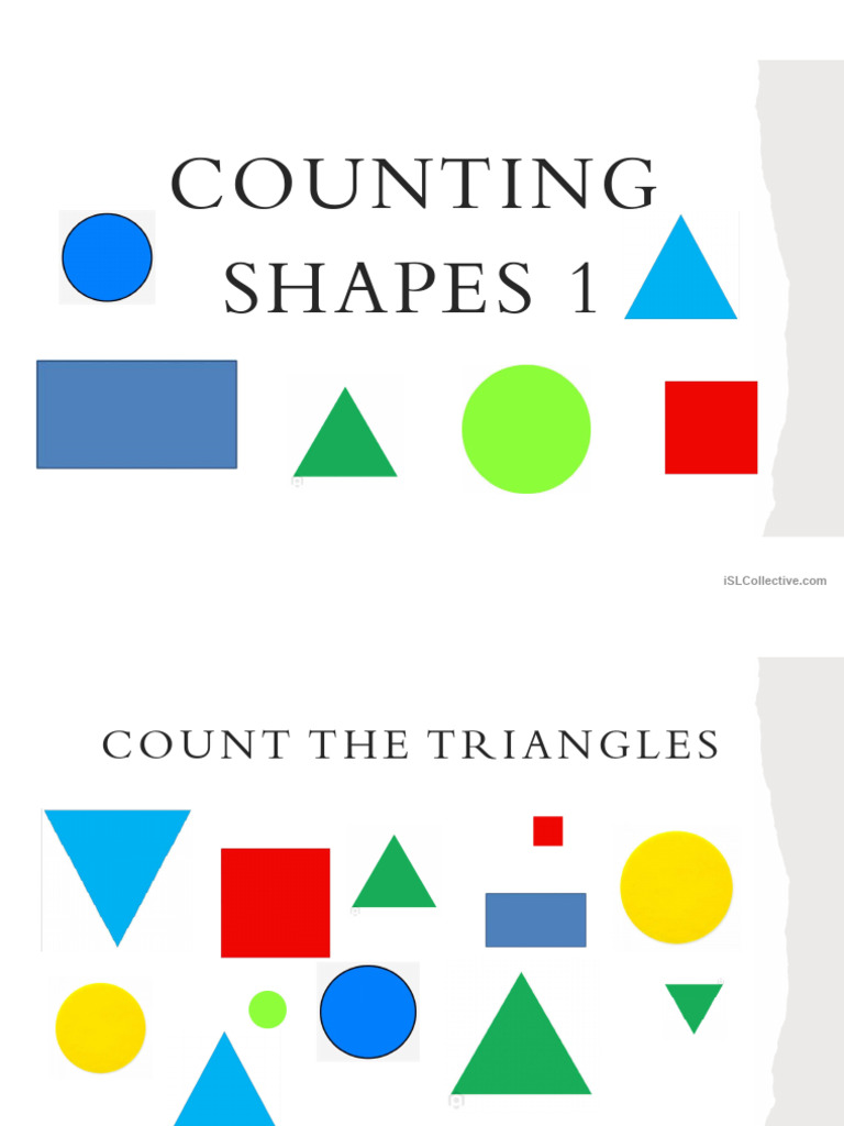 Counting Shapes 1 | PDF