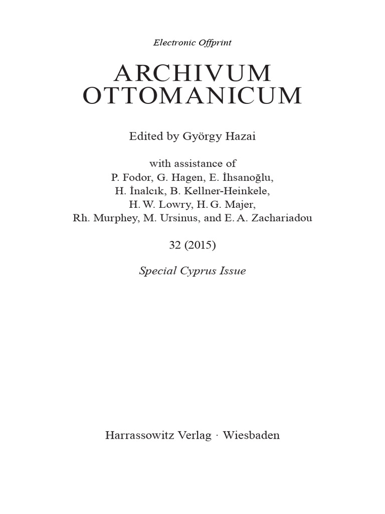 The Archbishopric of Cyprus in The Cont | PDF | Cyprus | Archbishop