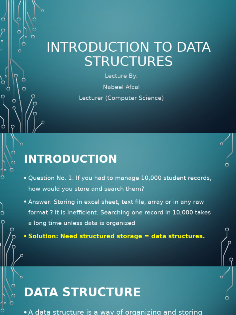Lec 1 Introduction | PDF