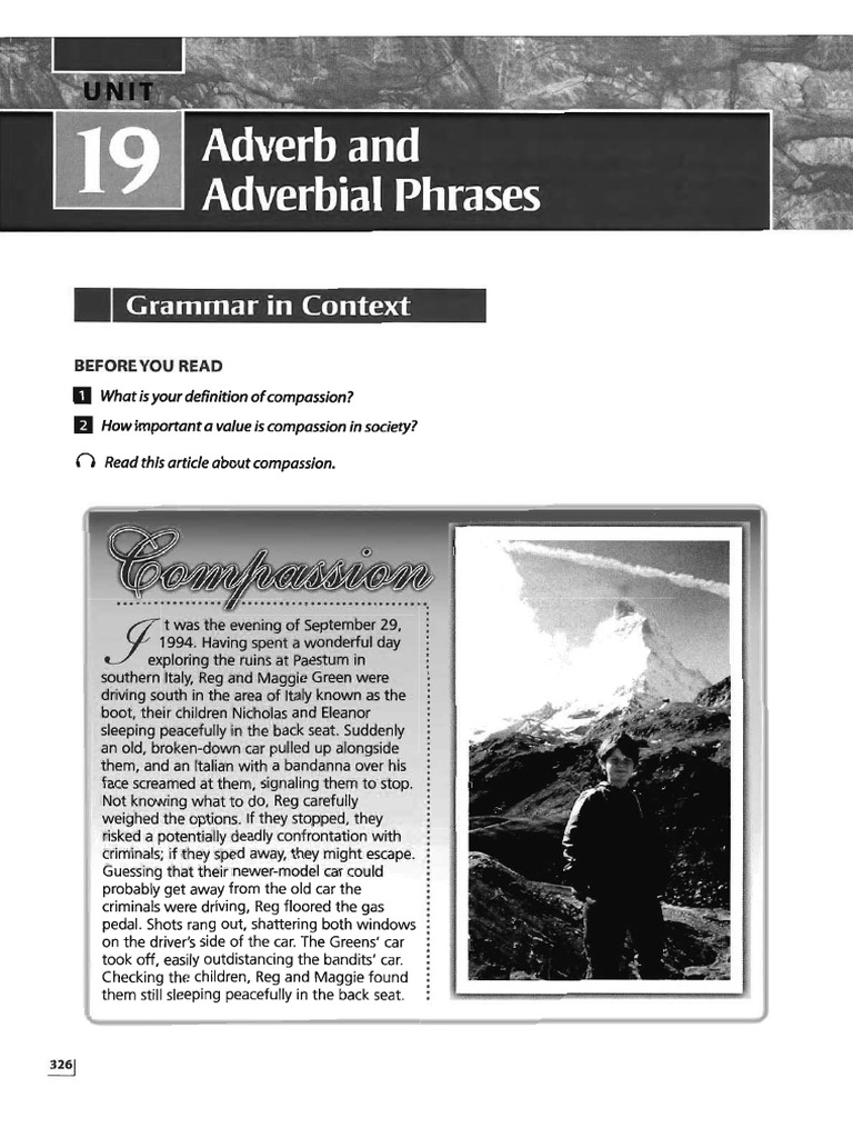Adverb and Adverbial Phrases Focus On Grammar 5 | PDF