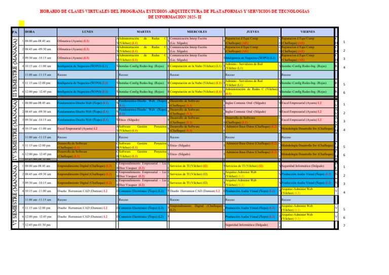 V4-1 HORARIO APSTI 2025 - II V7-1 T Recupera Ult V4 Ult Completo ...