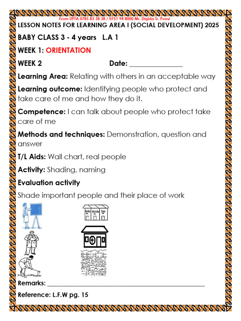 Social Development Lesson Plan for Kids | PDF | Psychology | Cognition