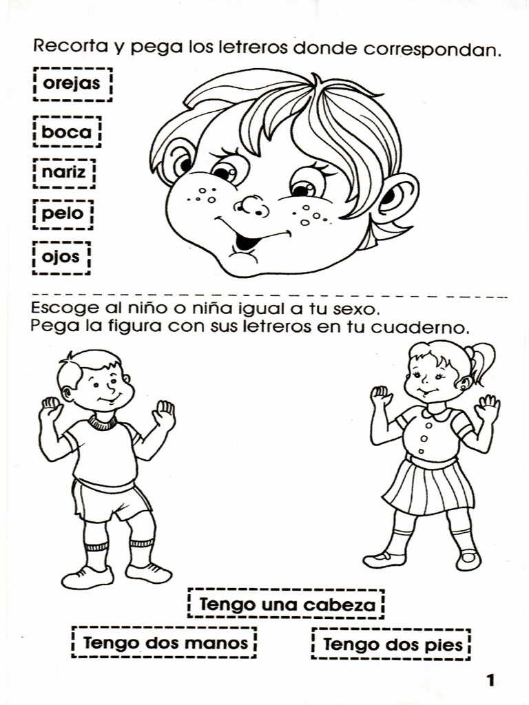 Libro Recortes Preescolar Tips | PDF