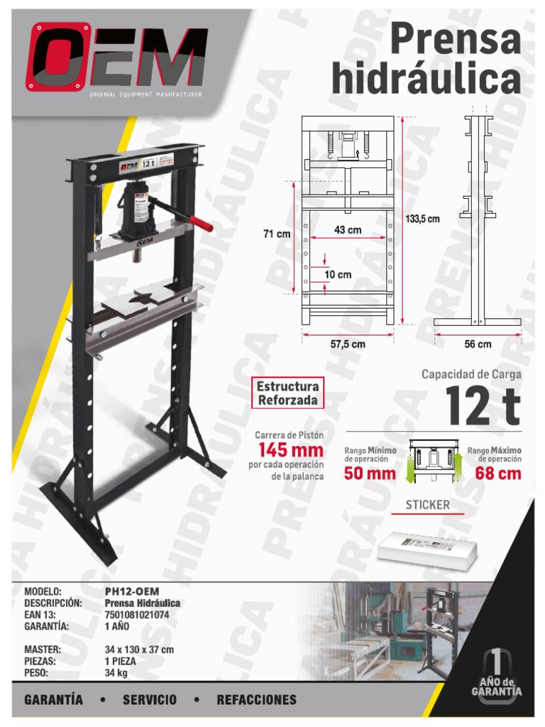 Ph12-Oem Ficha Técnica | PDF