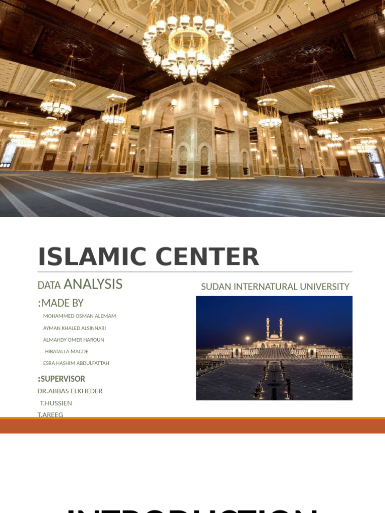Islamic Cultural Center Analysis in Sudan | PDF | Mosque | Dome