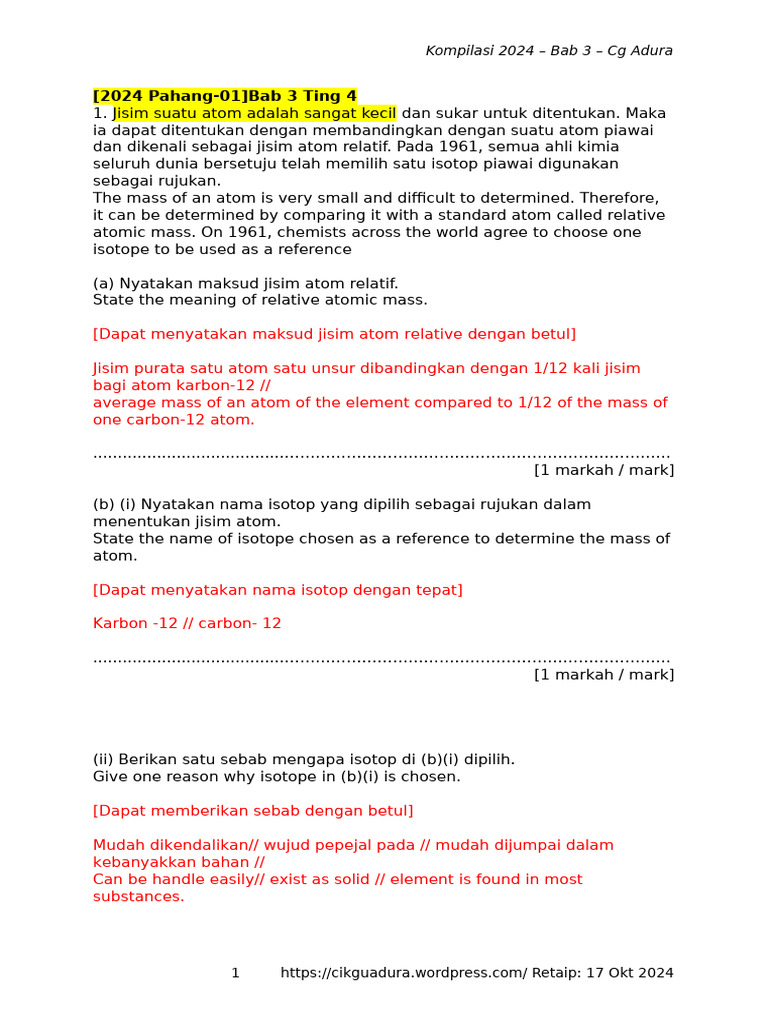 2024 K2 Bab 03 - Raw 22 Set - 5 Nov 24 | PDF