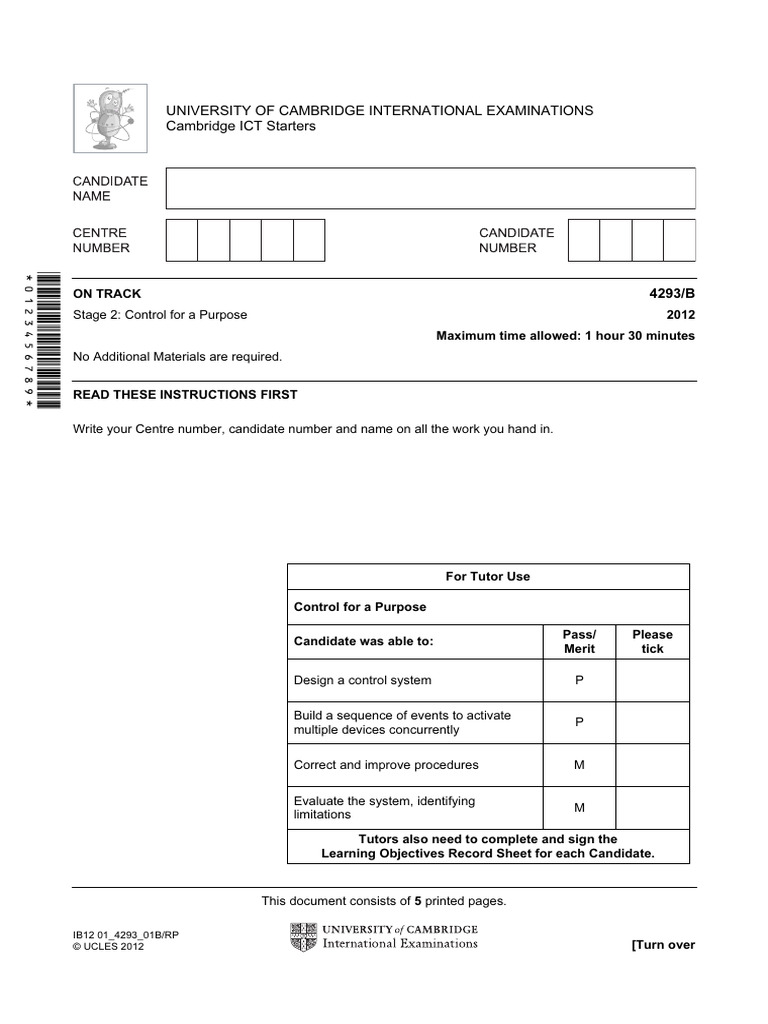 Control System Design for Stadium Gates | PDF | Computing