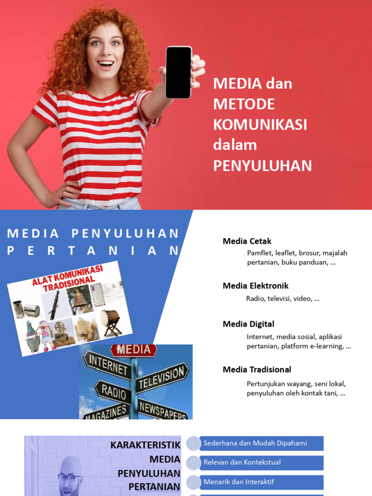 Metode dan Media Penyuluhan Pertanian | PDF