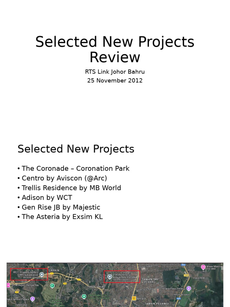 Selected New Projects Review JB | PDF