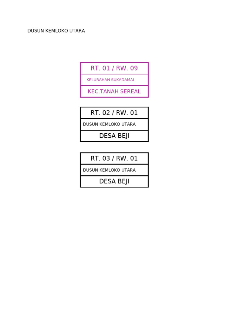 DESAIN stamp rukun warga | PDF