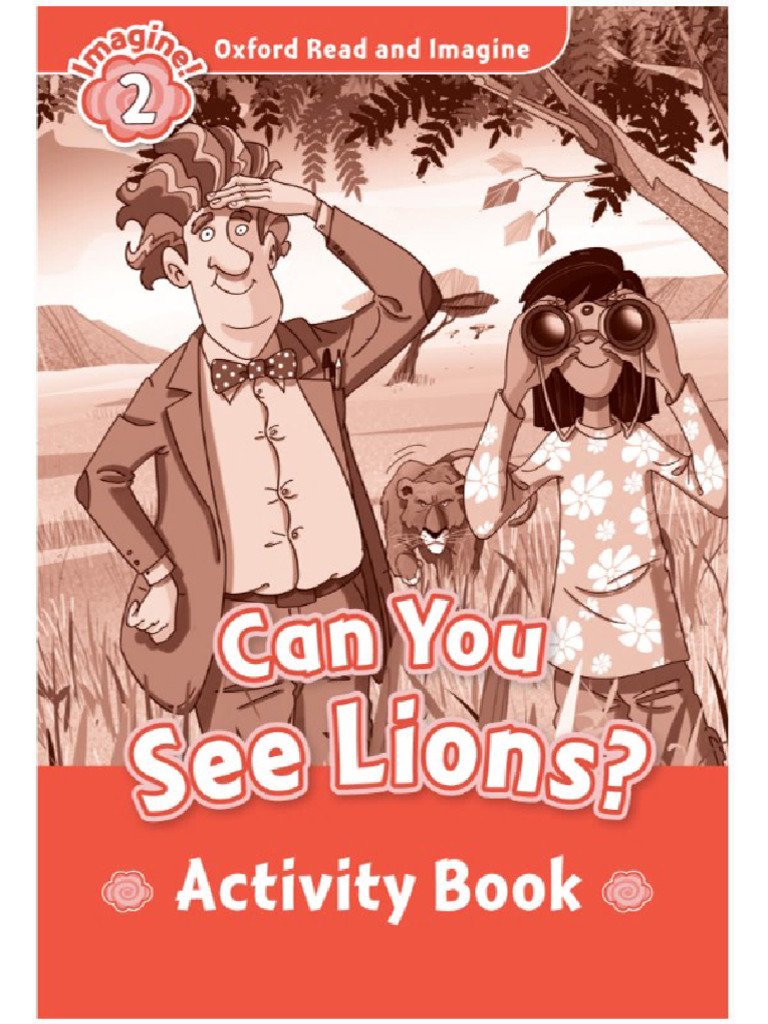 Can You See Lions Activity Book | PDF