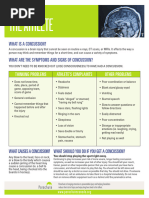 Caring For Yourself After Head Injury Acc NZ | PDF