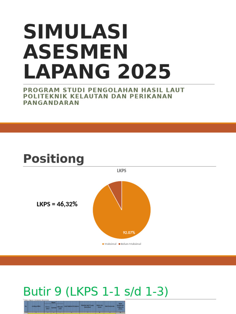 Simulasi Asesmen Lapang PHL PKPP | PDF