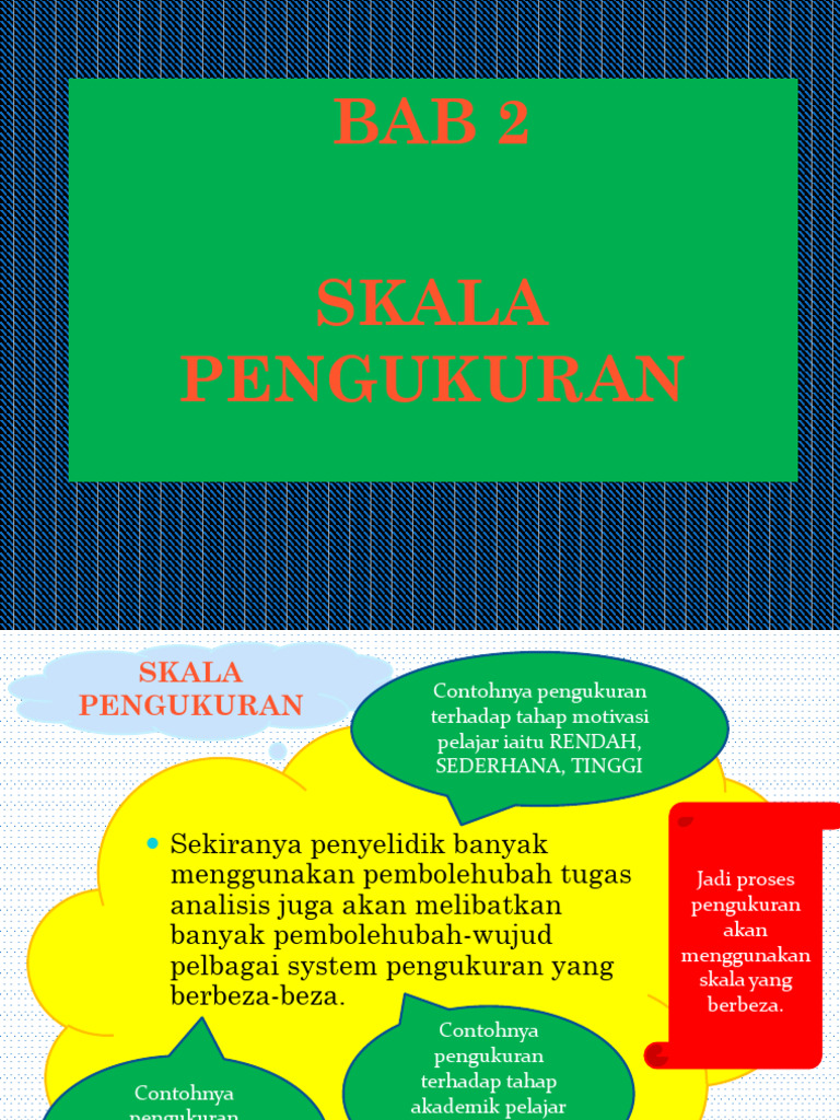 Statistik - Bab 2 Skala Pengukuran | PDF