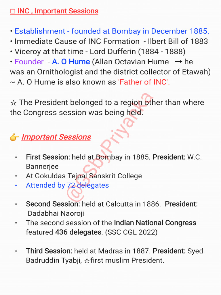 Indian National Congress, History | PDF