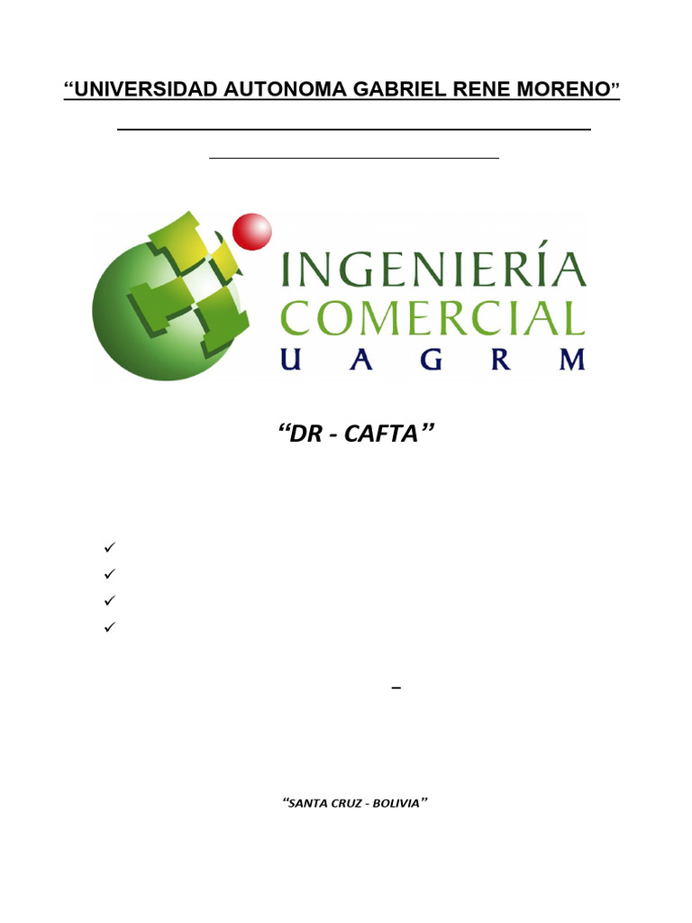 Significado de CAFTA-DR | PDF | Centroamérica | Guatemala