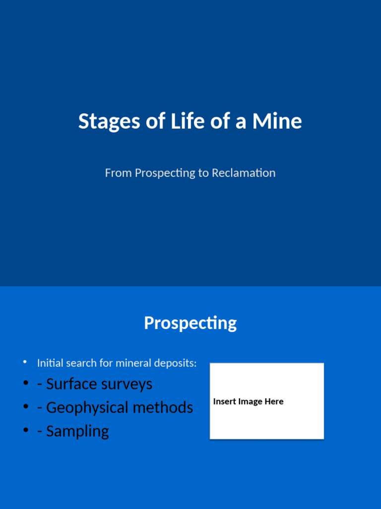 Stages of Mine Life Colorful | PDF