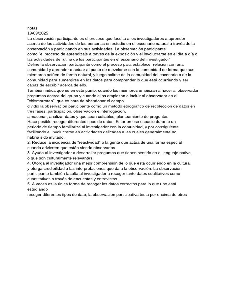 Notas en Clase - Practicas | PDF