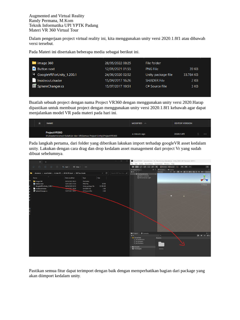 Materi VR 360 Virtual Tour | PDF