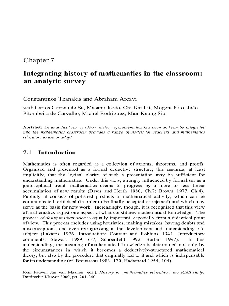 (2002) Tzanakis | PDF | Mathematics | Learning