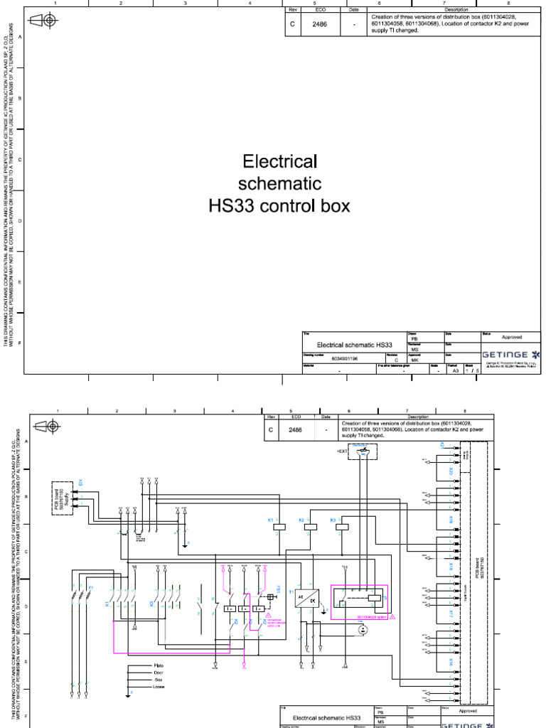 HS33 Control Box Electrical Schematic | PDF | Electrical Engineering