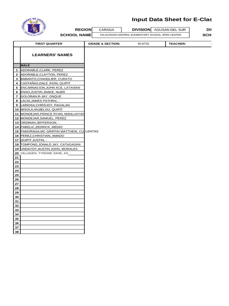 Grade 3 (1st Quarter) With Automated MPS | PDF | Philippines
