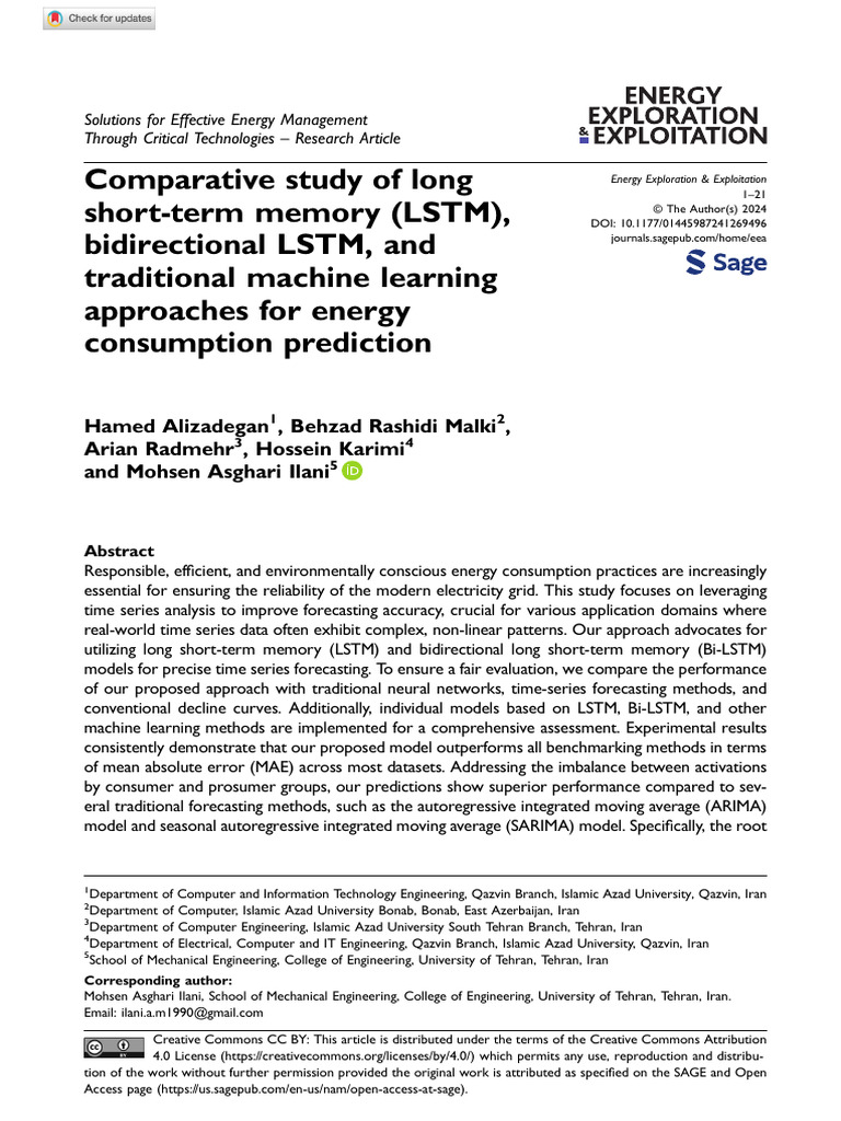 Comparative Study of Long Short Term Memory (LSTM) Bidirectional LSTM ...