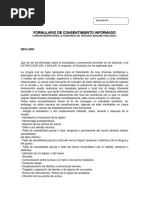 Antrostomía Maxilar: Información y Riesgos | PDF | Cirugía | Anestesia