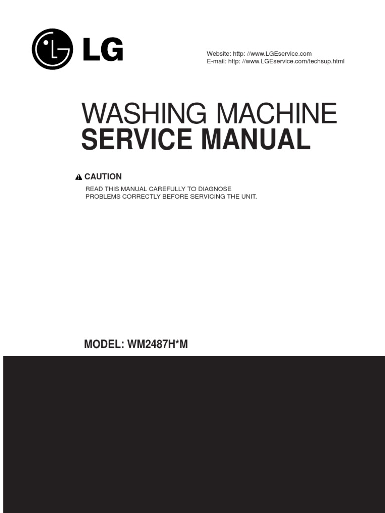 LG Washer Wm2487hwm | Download Free PDF | Washing Machine | Machines