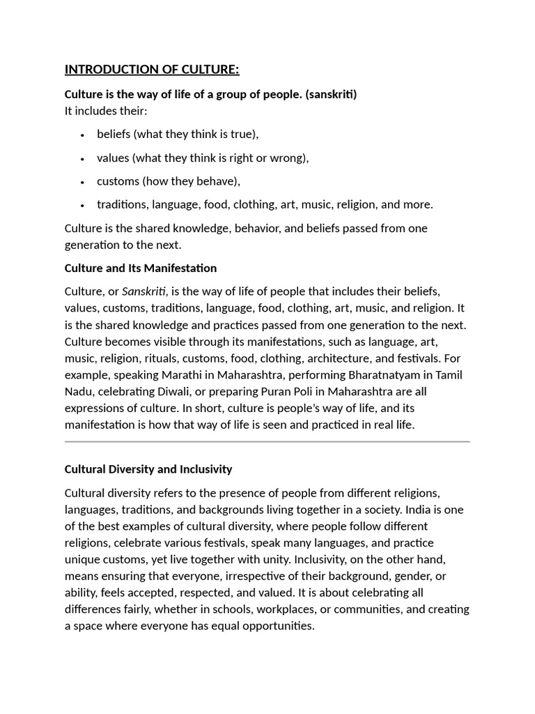Understanding Cultural Diversity and Heritage | PDF | Cultural Heritage ...
