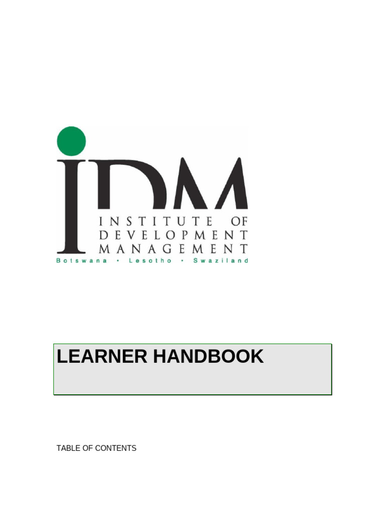 Learner Handbook Final-30082018 | PDF | Justice | Crime & Violence