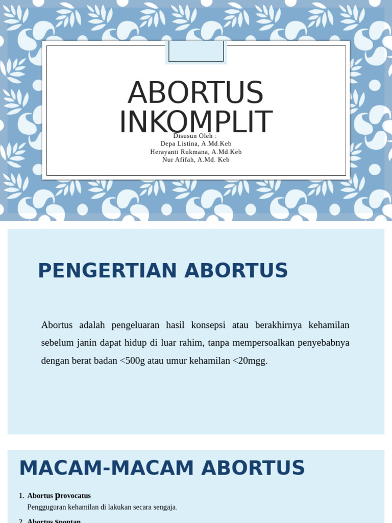 Abortus_inkomplit (2) | PDF