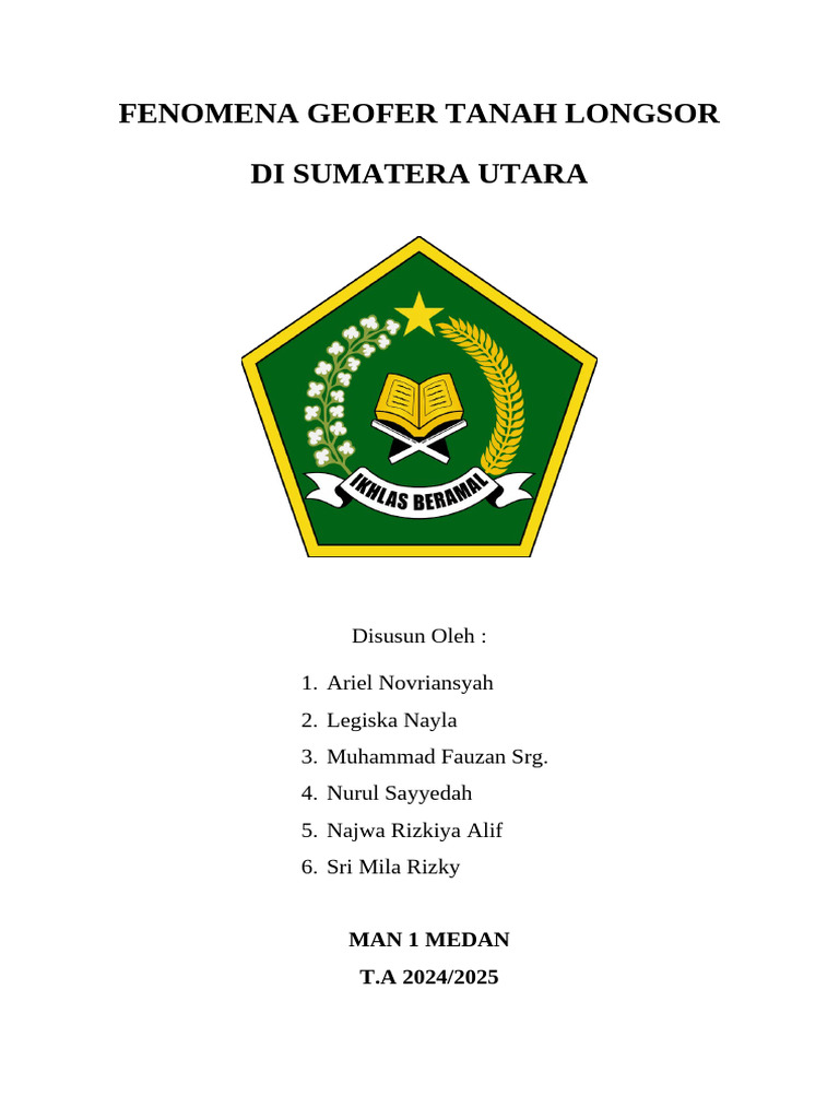Fenomena Tanah Longsor | PDF