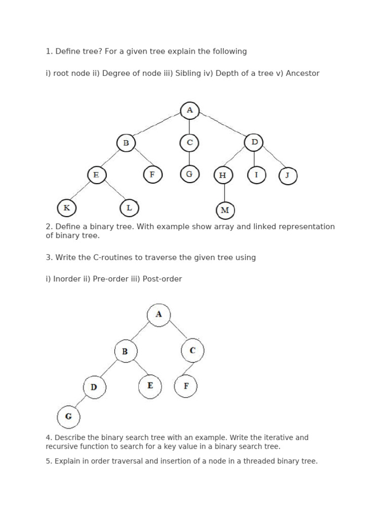 Tree and Graph Data Structures Guide | PDF