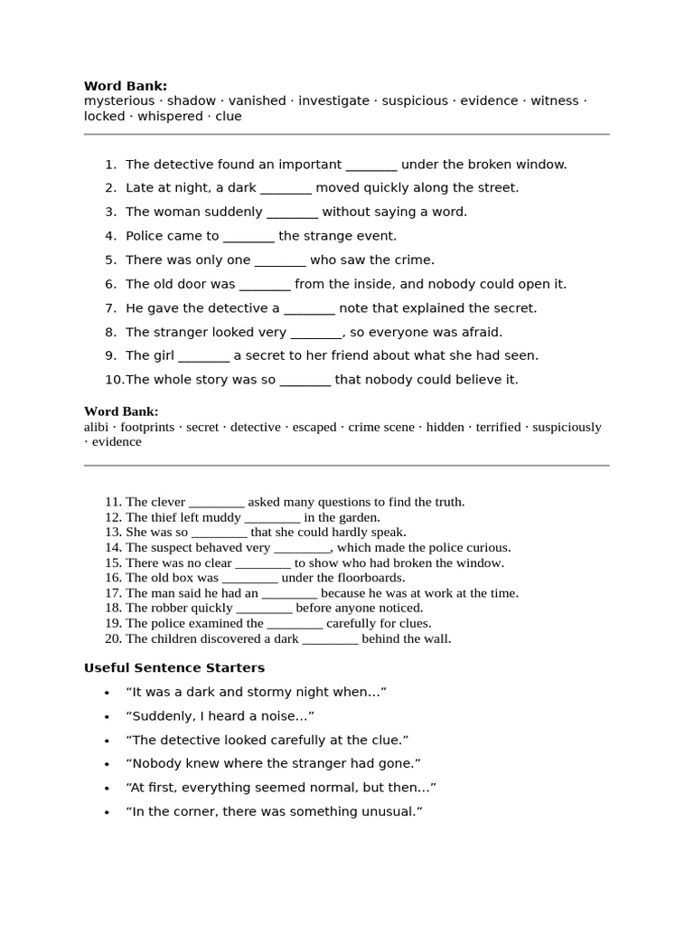 Word Bank | PDF