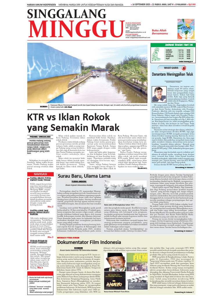 Iklan Rokok dan Kesejahteraan Nusa | PDF