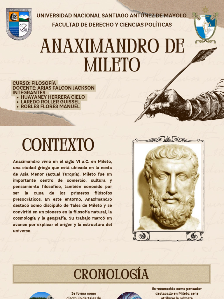 Anaximandro: Pionero de la Filosofía | PDF