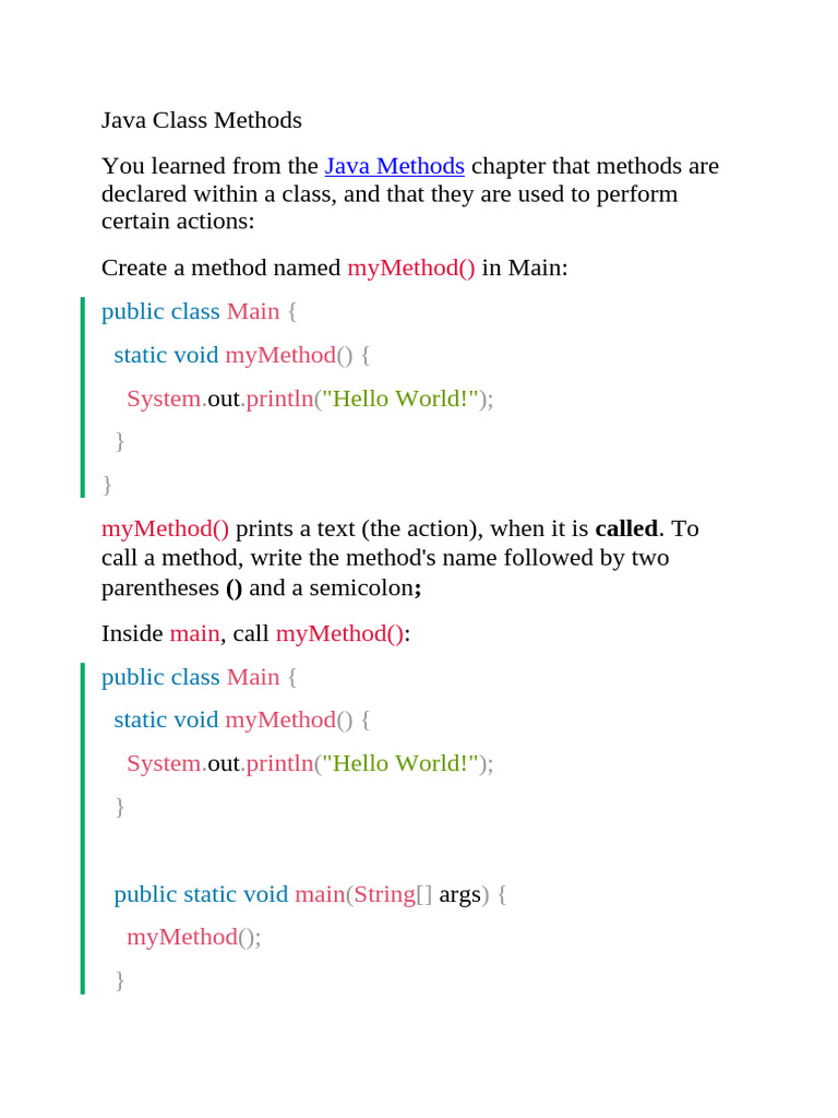 Chapter2 - Method and Construtor | PDF | Constructor (Object Oriented Programming) | Programming