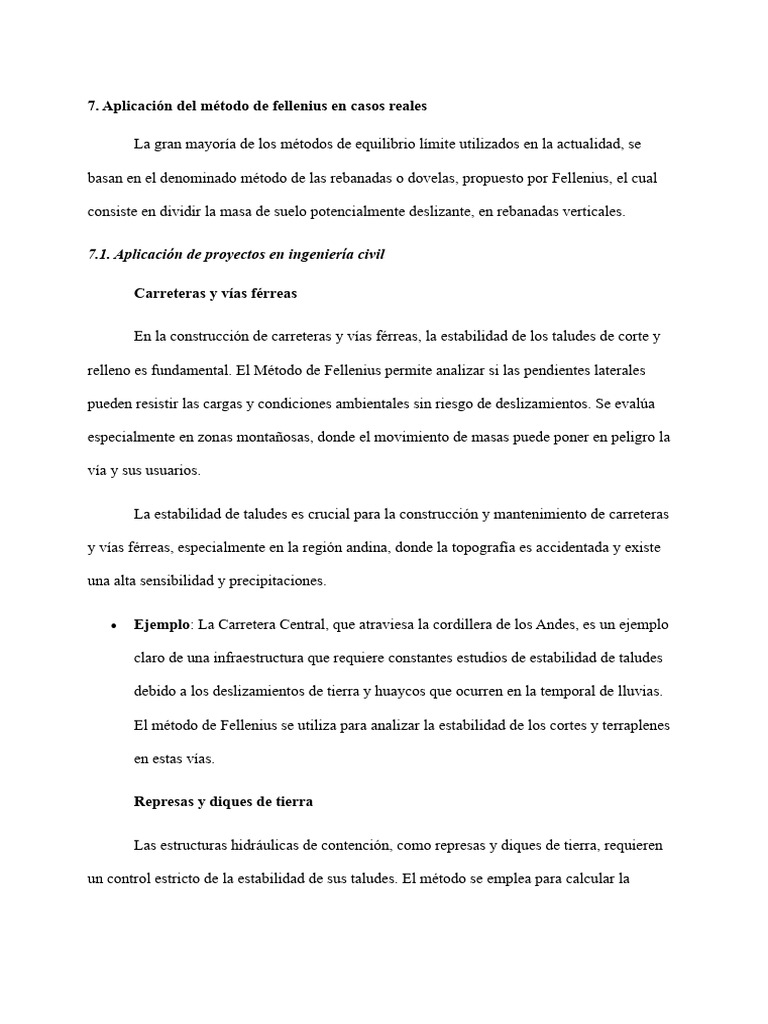 Método de Fellenius en Ingeniería Civil | PDF | Fricción | Represa