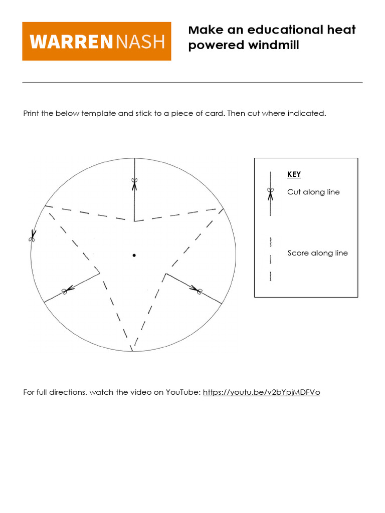 Make An Educational Heat Powered Windmill | PDF