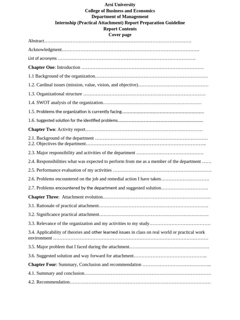 Report Writing Guideline | PDF