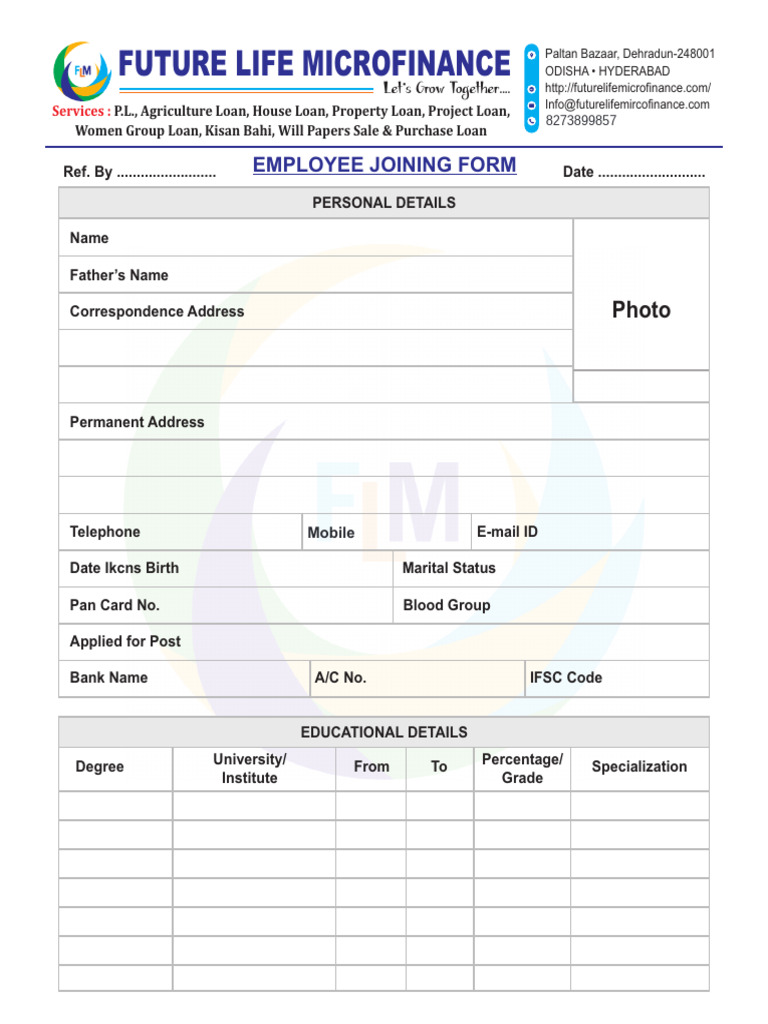 Joining Form (2) (2) | PDF