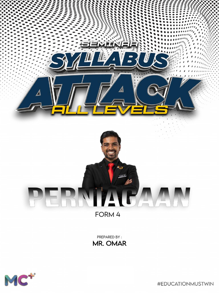 Seminar Syllabus Attack Form 4 Perniagaan MR Omar 19.09.2025 | PDF