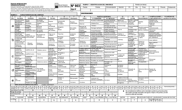 Formulario 903 | PDF | Lentes | Loseta