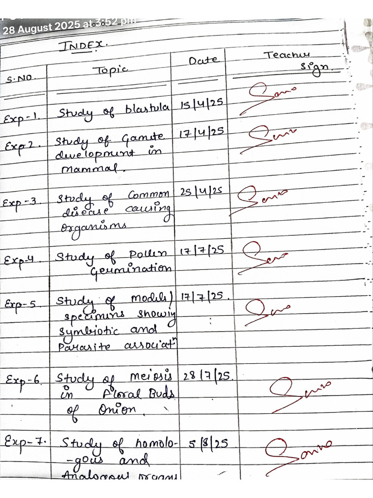Bio Practical File ? ? ? ? | PDF